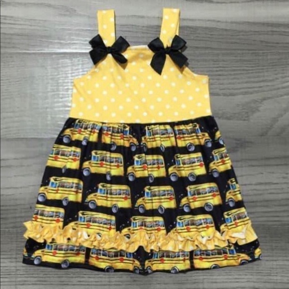 Dresses | Back To School Yellow School Bus Sundress Dress | Poshmark